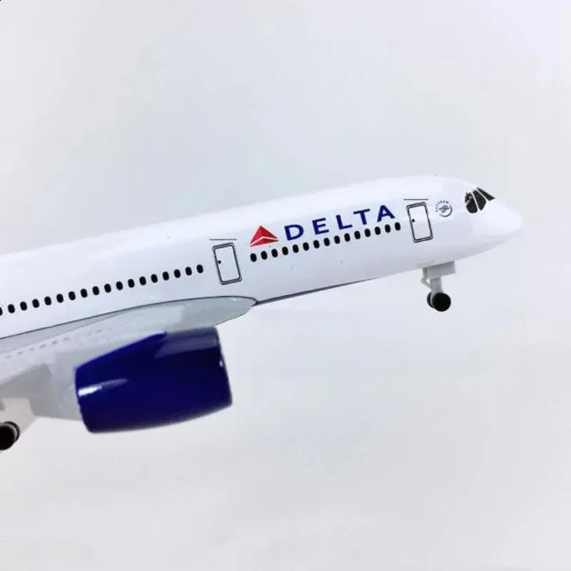 DELTA Airways Airbus A350 Metal Diecast Plane Model 20CM Collectible ...