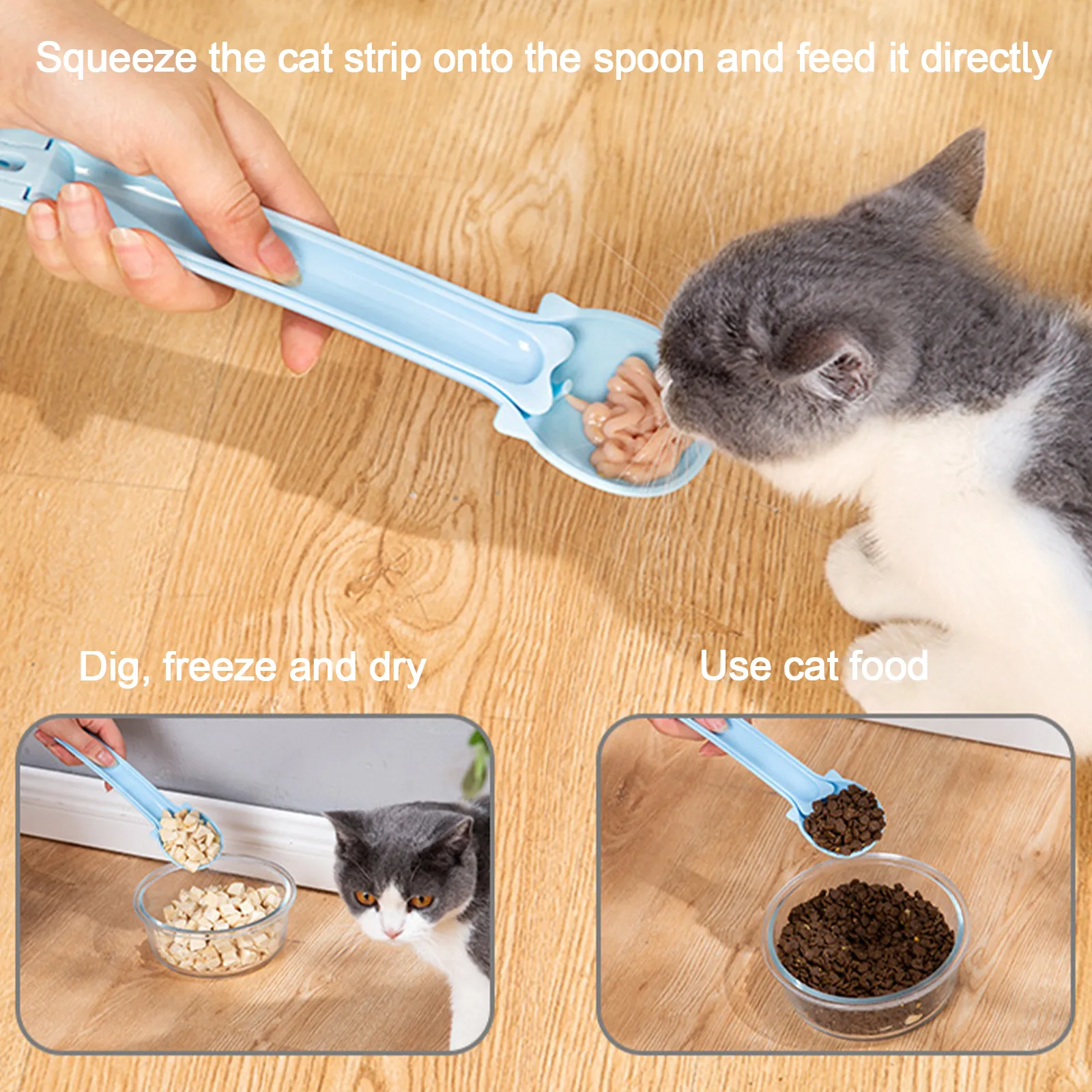 DHgate.com:Treats Spoon Cat Feeder Wet Treats Strip Lickable Squeeze ...