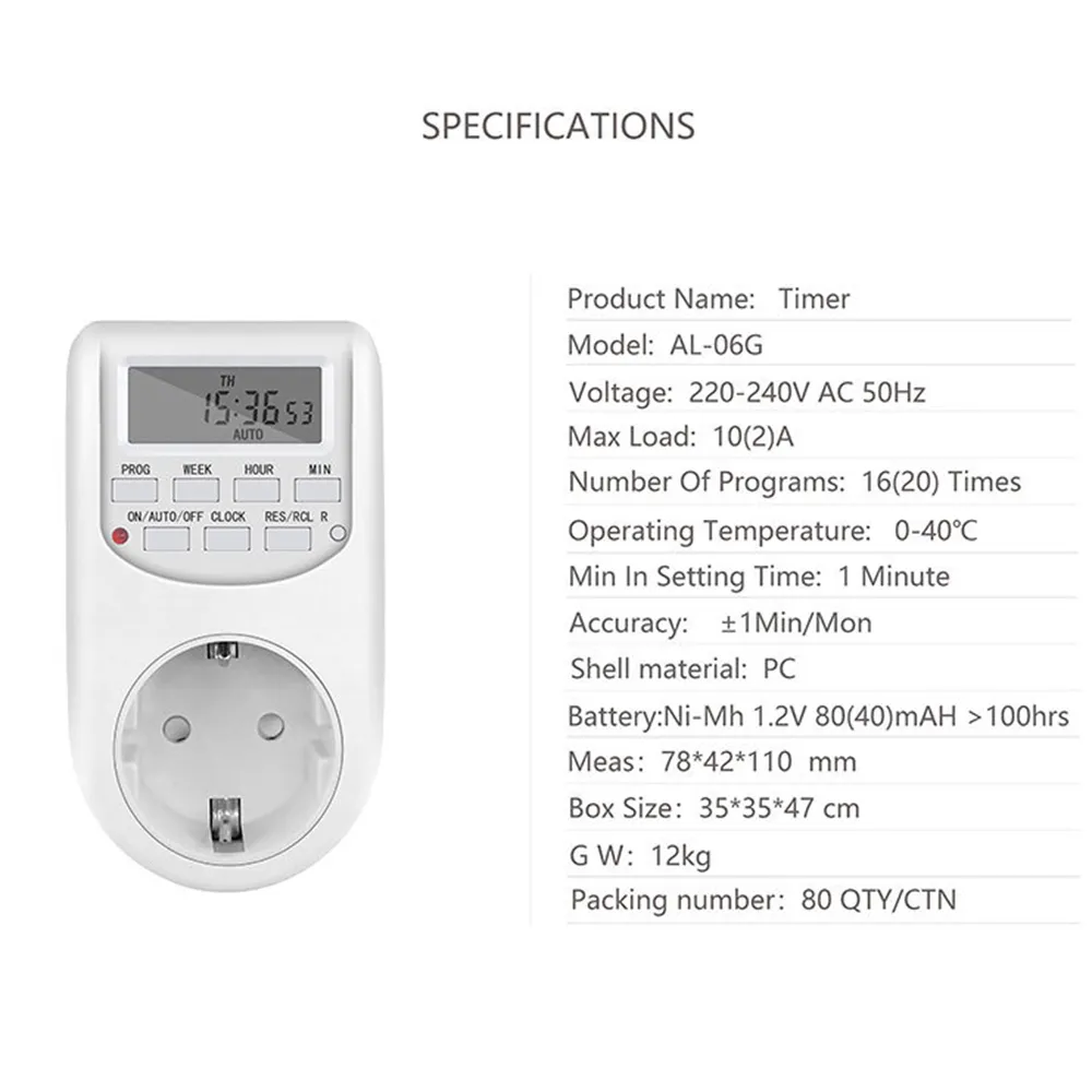 DHgate.com:Smart Home Digital Timer Switch: Controllable Power Socket ...