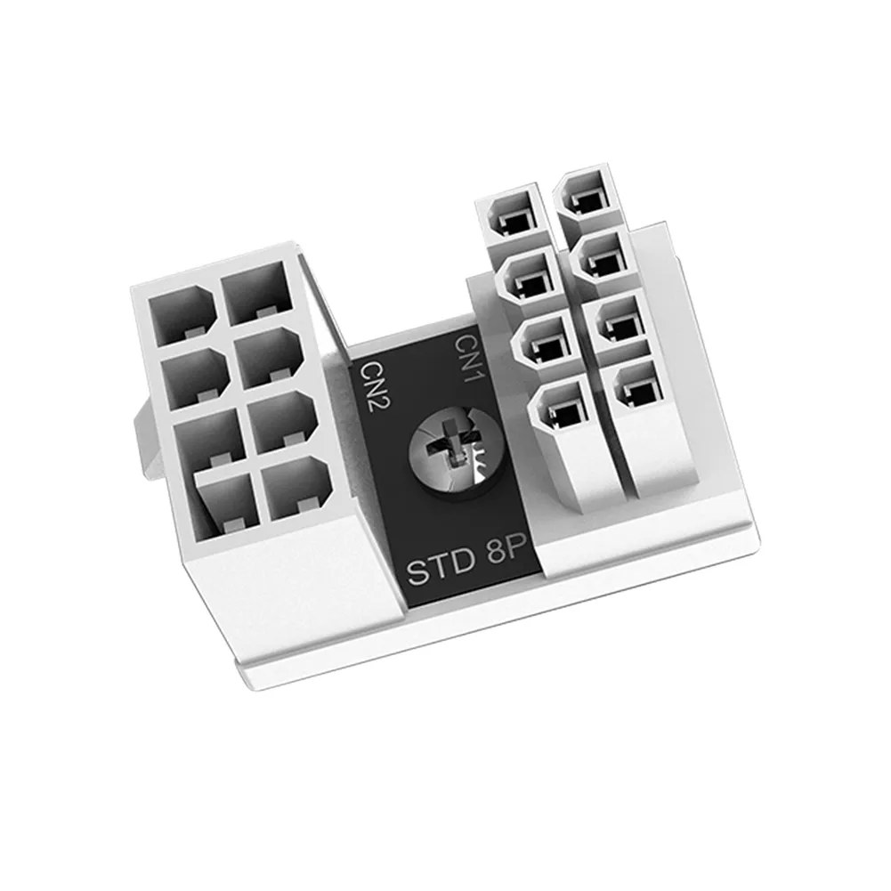 ATX 8 Pin Female to 8 Pin Male Power Supply Adapter | Angled Graphics ...