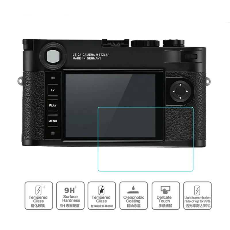 DHgate.com:2-Pack 9H Tempered Glass Screen Protector for Leica Cameras ...
