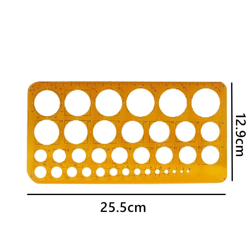 Wholesale Drawing Template Ruler For Drawing Circle Painting Ruler Draw ...