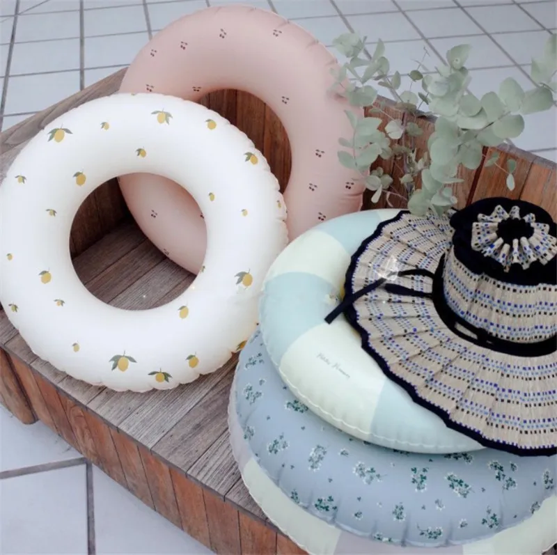 Cherry & Olive Inflatable Baby Swimming Ring: Safe Summer Pool Float ...