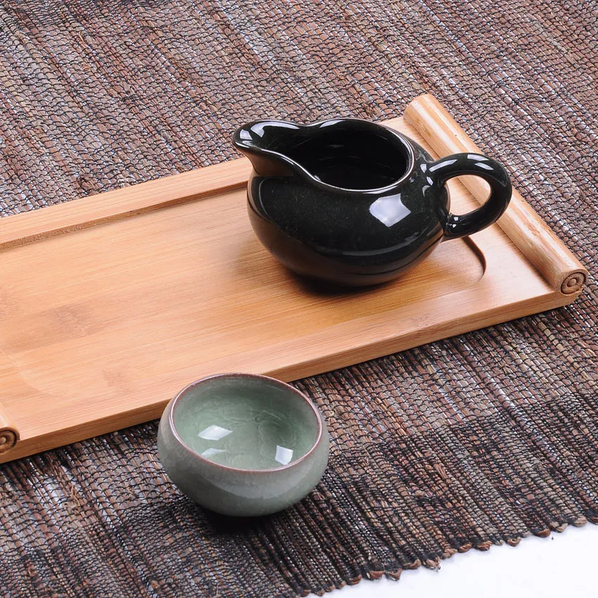 Elegant Bamboo Tea Set - Creative Tea Tray, Holder, & Ceremony Set for ...