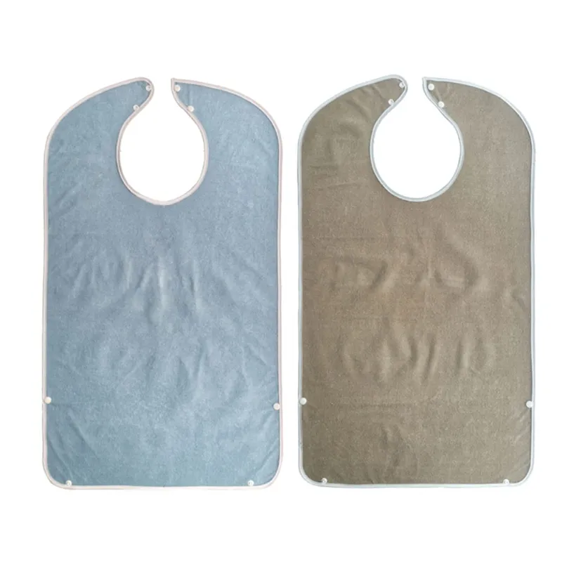 78x45cm Waterproof Adult Mealtime Bib - Dining Protector Apron with ...