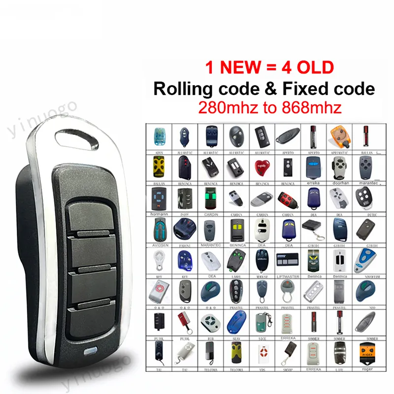 DHgate.com:4-PackMHOUSE Gate Remote Control, 433.92MHz Garage Door ...