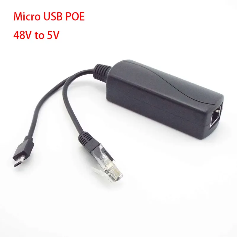 DHgate.com:48V To 5V/12V PoE Splitter 5v POE Micro USB tpye-C DC Power ...