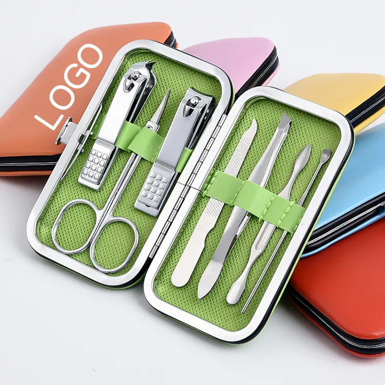 DHgate.com:7-Piece Nail Clippers Set with Overprint Logo DHgate.com:7-Piece Nail Clippers Set with Overprint Logo