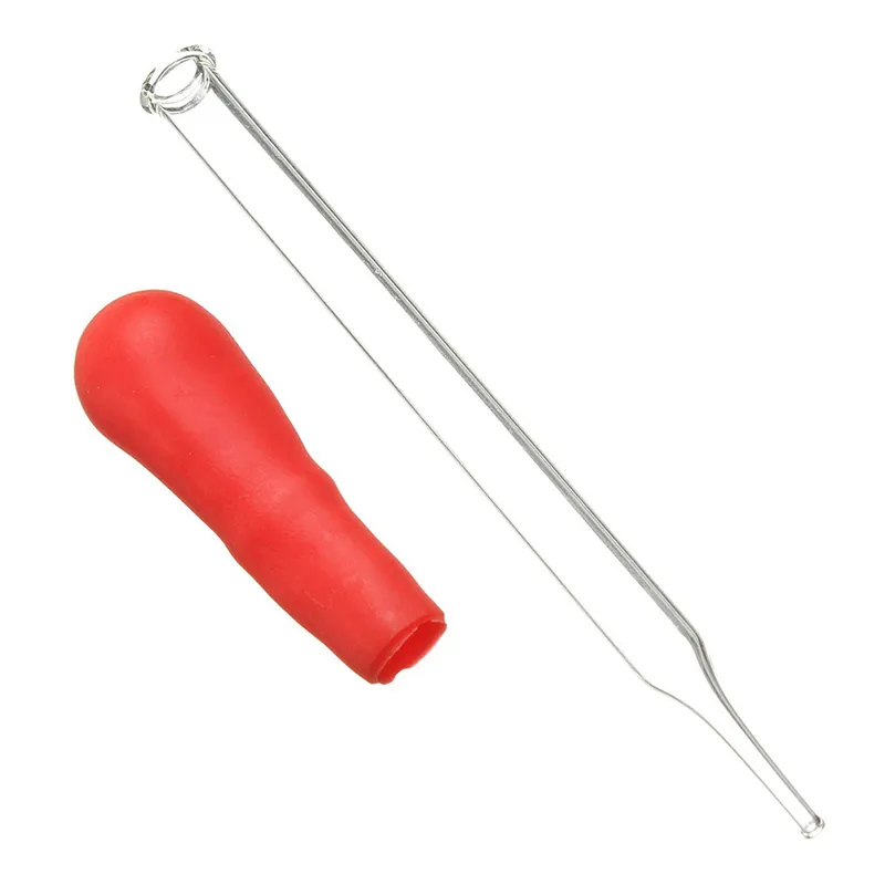 10ml Glass Dropper Pipettes with Red Rubber Cap - Durable Transfer ...