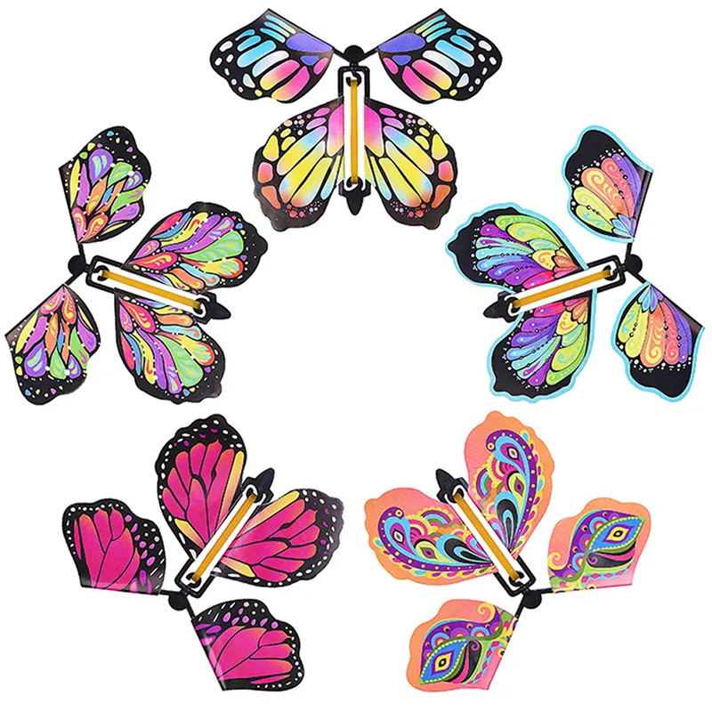 Flying Fairy Doll Toy Magic Wind Up Butterfly: Surprise Butterfly Box ...