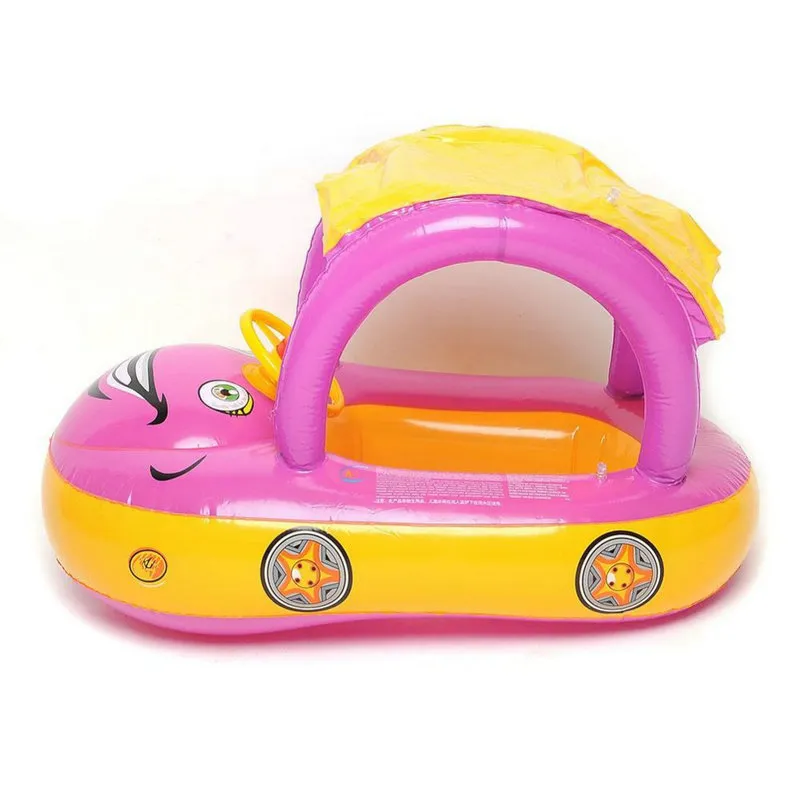 DHgate.com:2024Baby Pool Float with Sunshade, Inflatable Swim Rings for ...