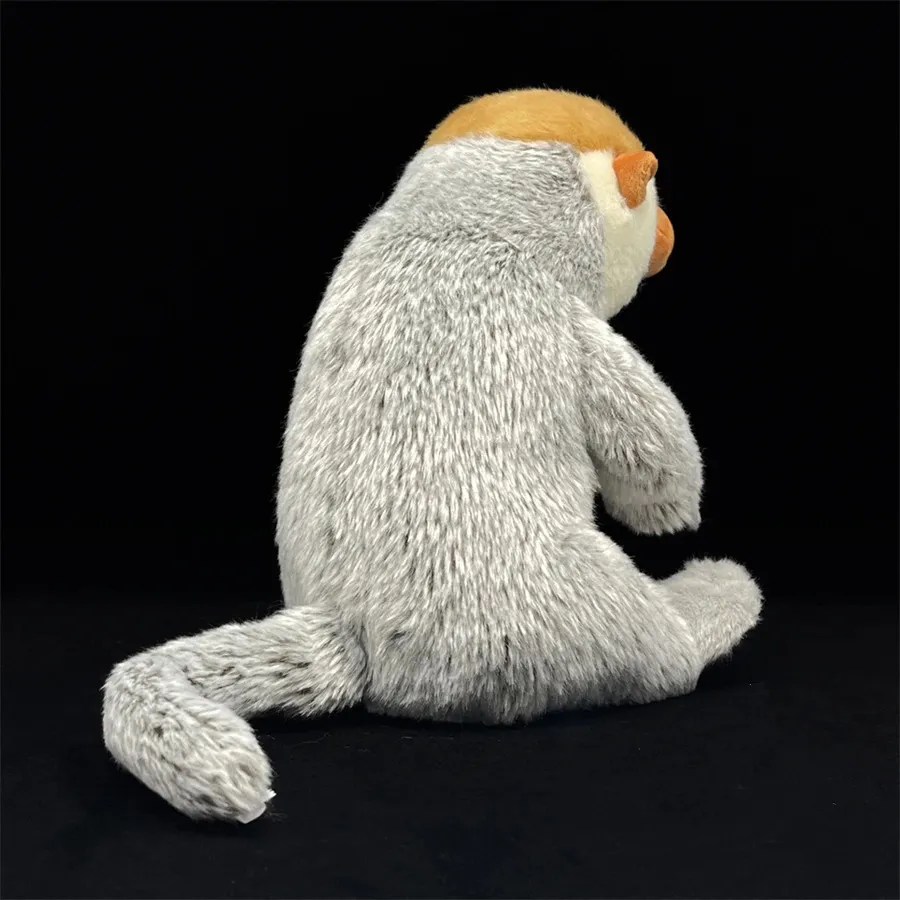 Cute Proboscis Monkey Plushie Nose Ape monkey toy - Lifelike Simulation Stuffed Animal from ...