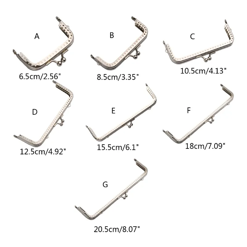 Stainless Steel Purse Frame: DIY Craft Kiss Clasp Lock for Coin Bag ...