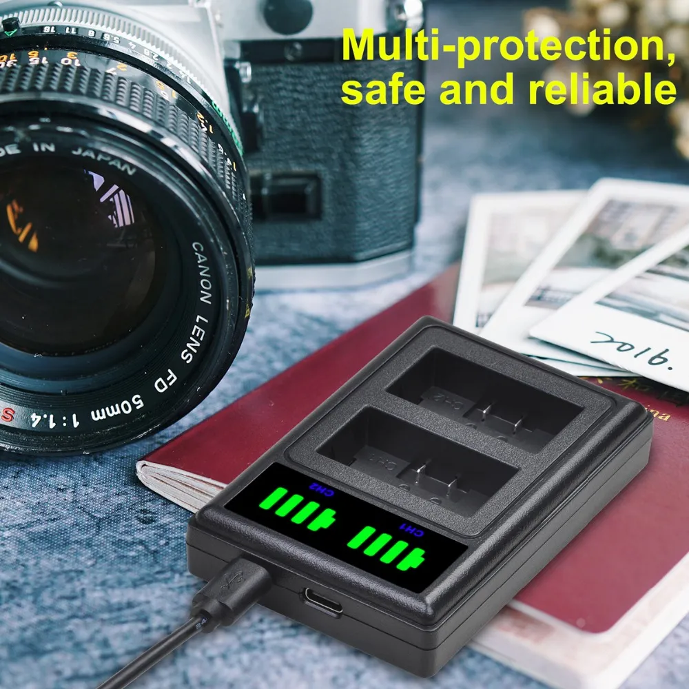 DHgate.com:CGA-S002E CGA-S002 DMW-BM7 Battery and Charger for Panasonic ...