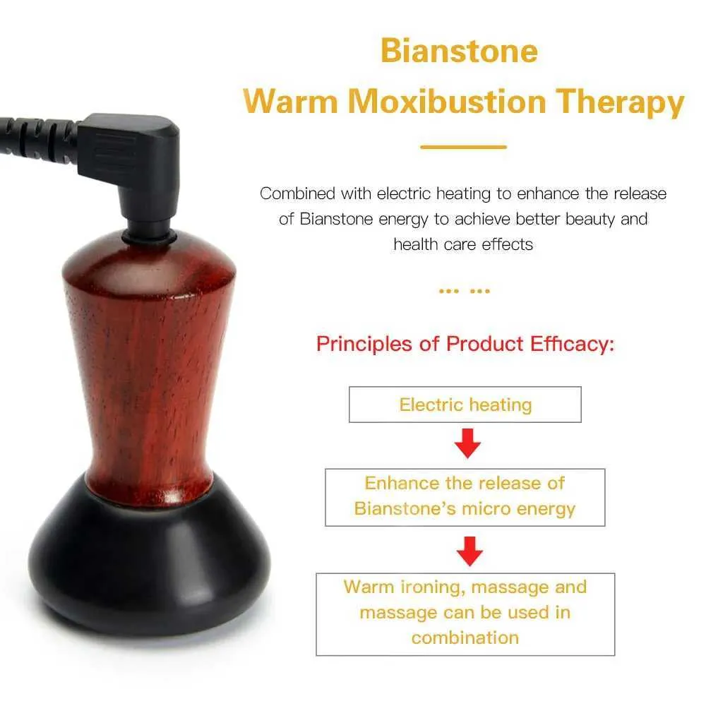 Volcanic Hot Stone Massage Set - Natural Gua Sha Stones for Deep Tissue ...