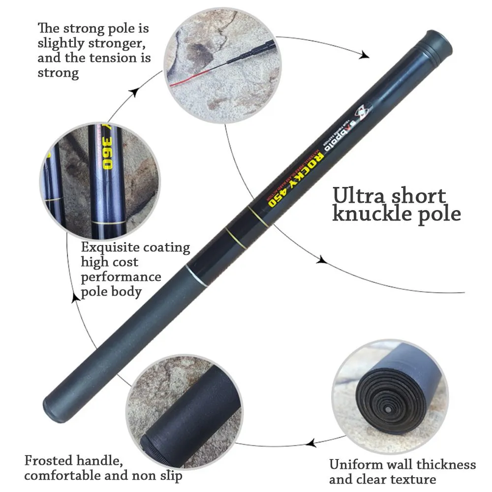 Ultra-Compact Telescopic Fishing Rod: Portable Carbon Fiber Stream and ...