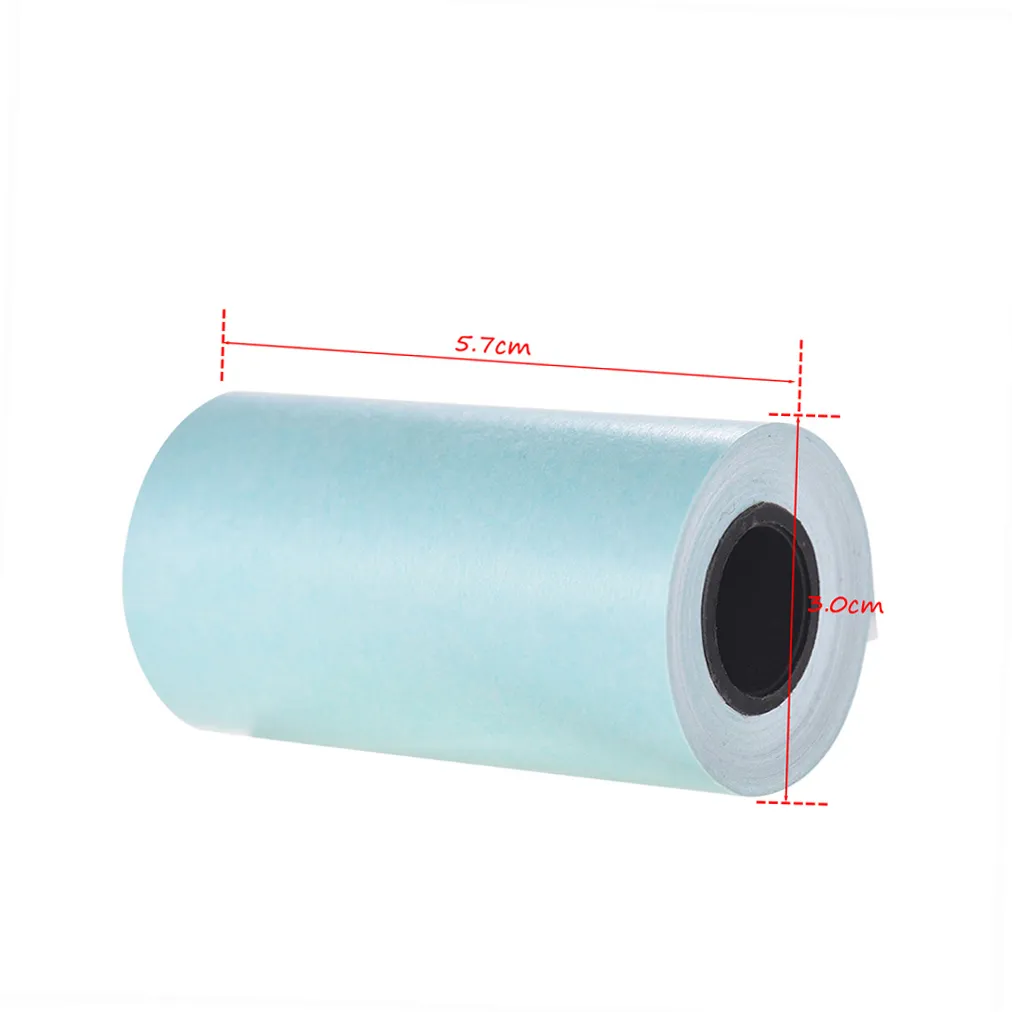 3 Rolls Sticker Paper Roll Direct Thermal Paper Self-Adhesive 5730mm 2. ...