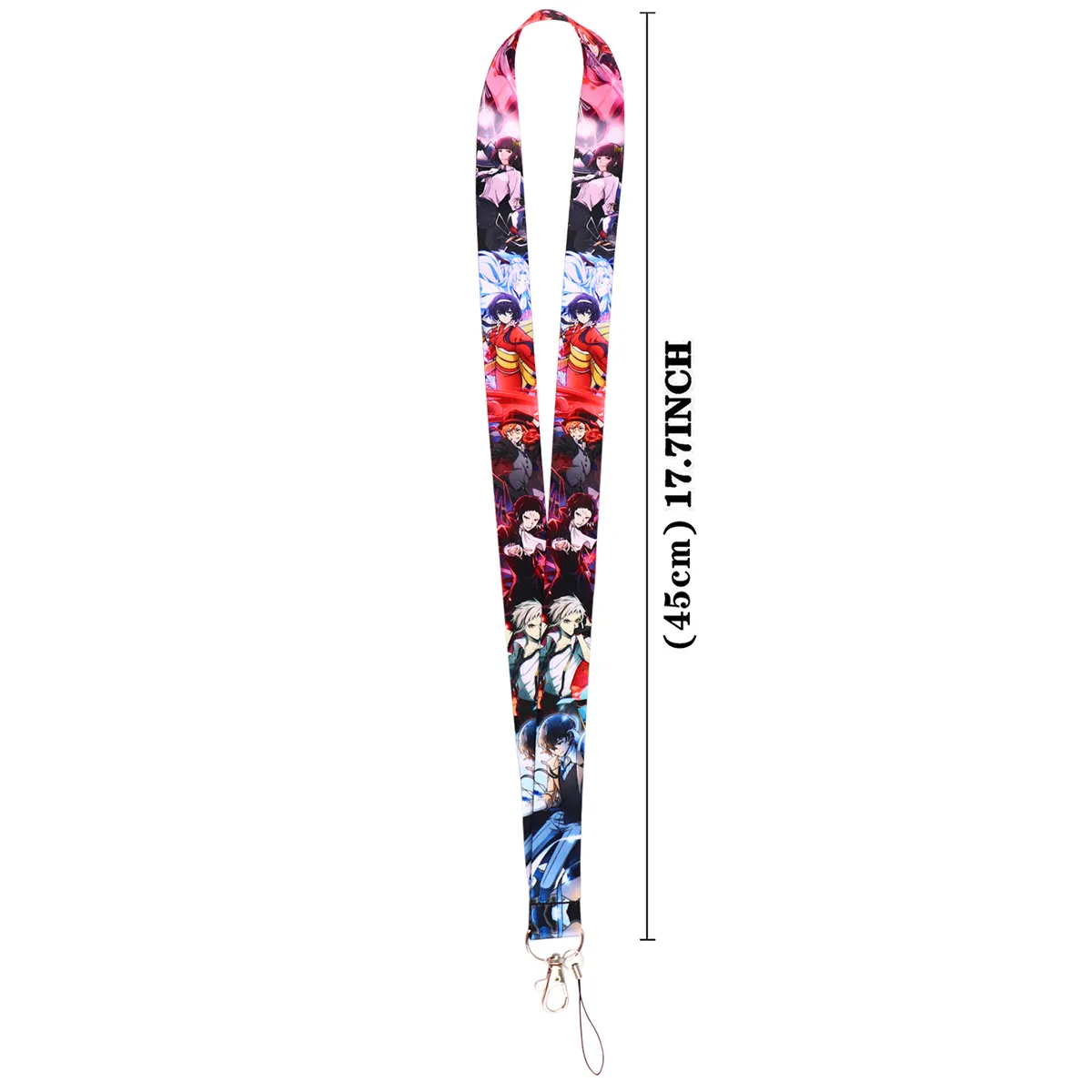 Kawaii Anime Neck Strap Keychain Badge Holder with Lanyard for Women ...