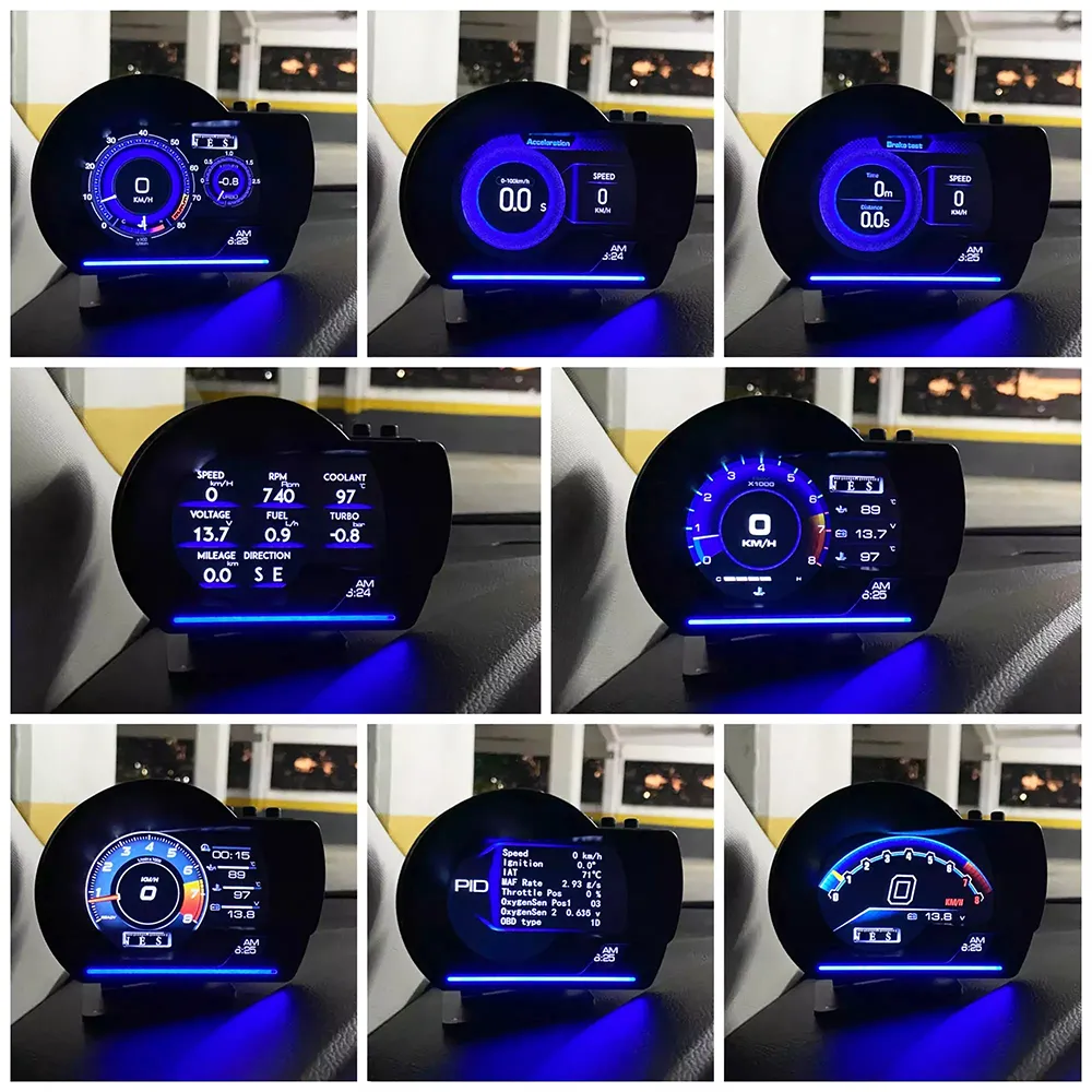 Advanced OBD2 HUD, Smart Car Head-Up Display, Digital Turbo Boost Meter ...