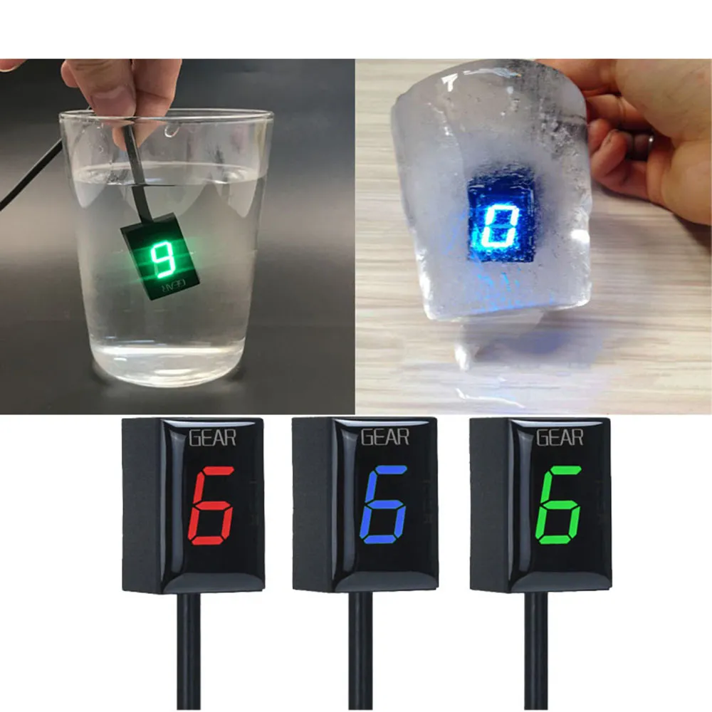 CBR Motorcycle Gear Indicator, High-Precision Digital Dash Mount ...