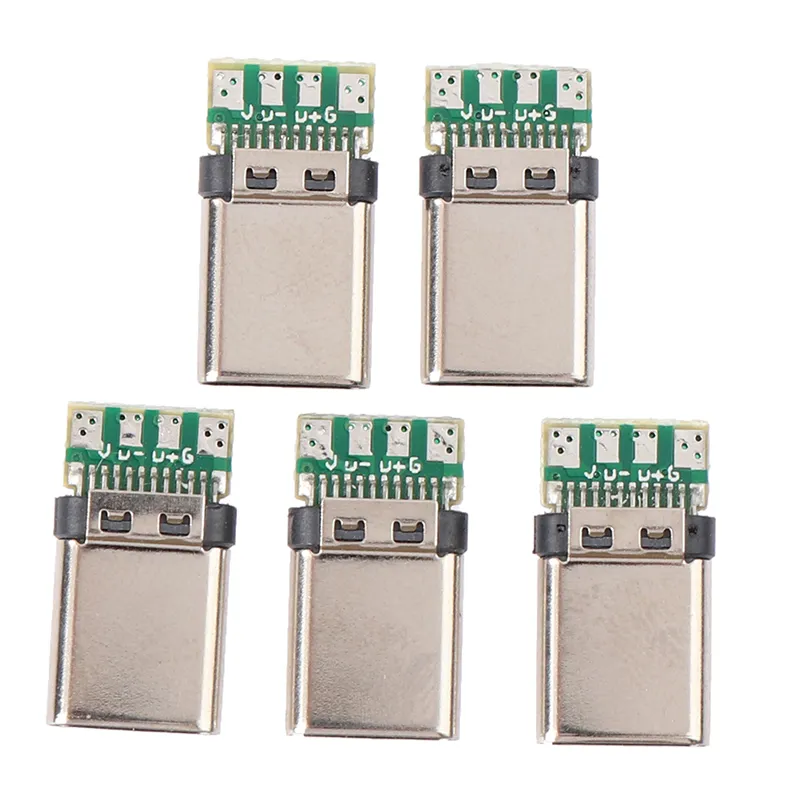 DHgate.com:5-Pack USB 3.1 Type-C 12-Pin Male Socket Fast Charging ...