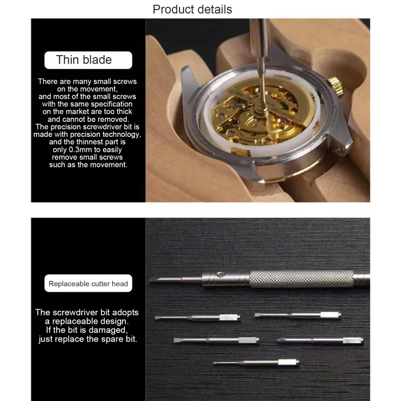 Watch Screwdriver Set Micro Precision Jewelry Screwdriver For Watch ...