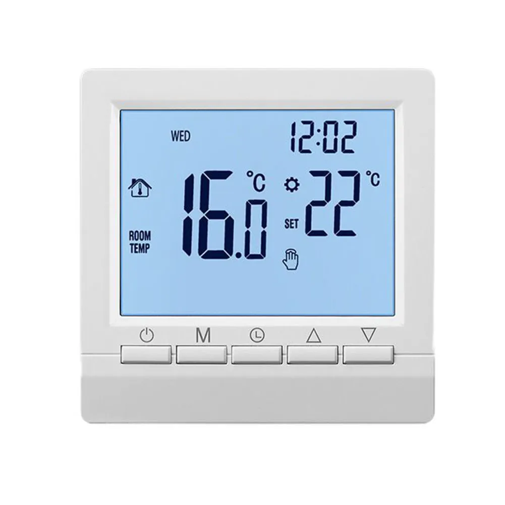 3A Digital Boiler Thermostat - Programmable Electric Heating Room ...