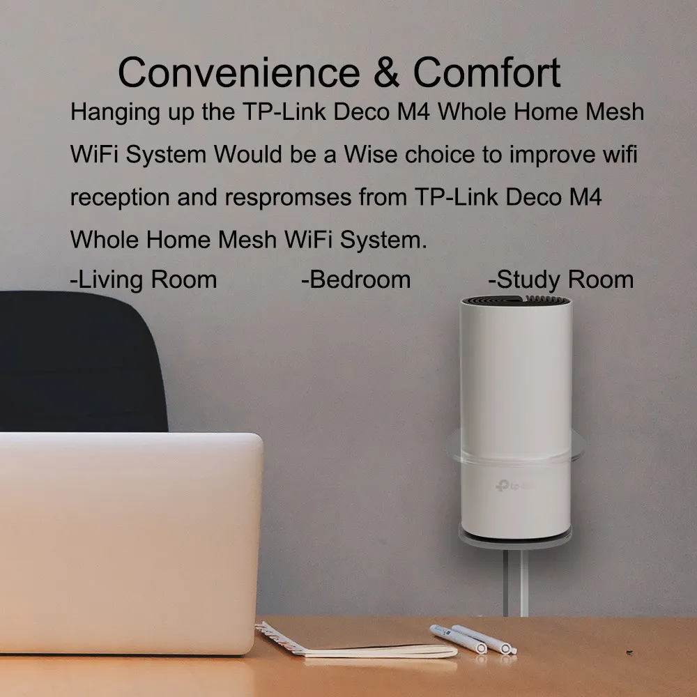 TP-Link Deco Mesh WiFi System Wall Mount | Space-Saving Holder | Easy ...