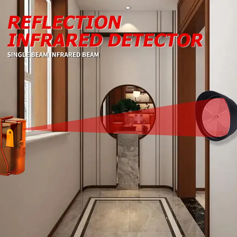 DHgate.com:Reflective Photocell Barrier Sensor: 10M Range, DC12V/24V ...