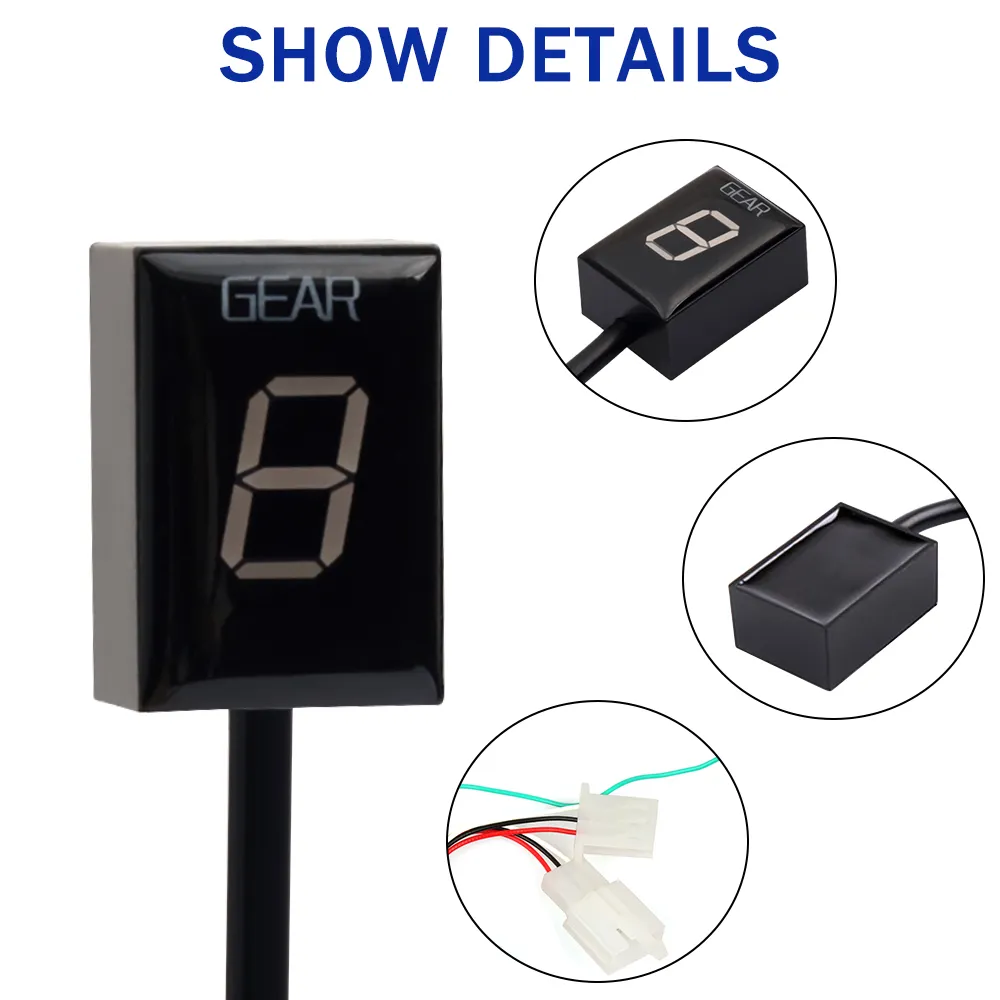 Digital LED Motorcycle Gear Display Indicator for Honda CB CBR CBF ...