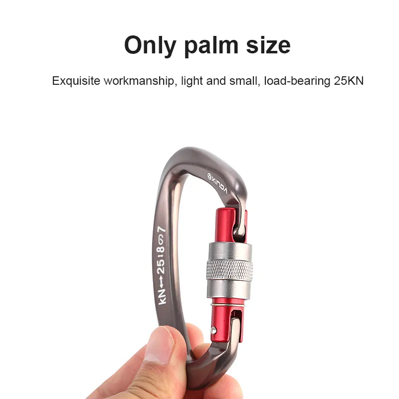 Professional 25KN Amazon Climbing Carabiner Carbiner Key Hooks For ...