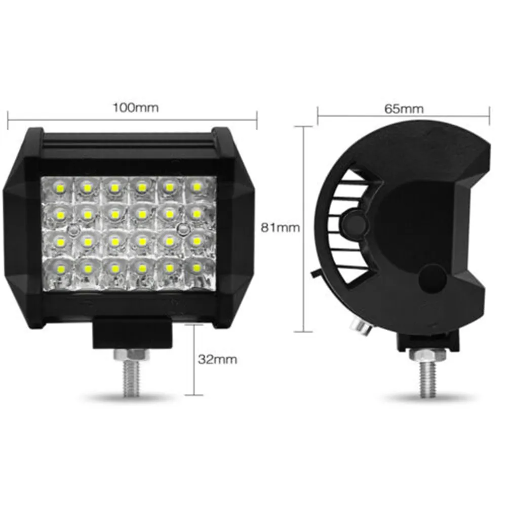DHgate.com:Truck LED Light Bar - 4 Inch 72W LED Car Spotlight, 12V/24V ...