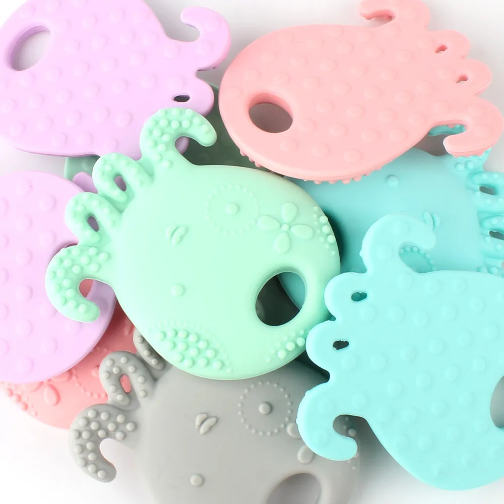 DHgate.com:Silicone Octopus Teether Beads, Food Grade Silicone Beads ...