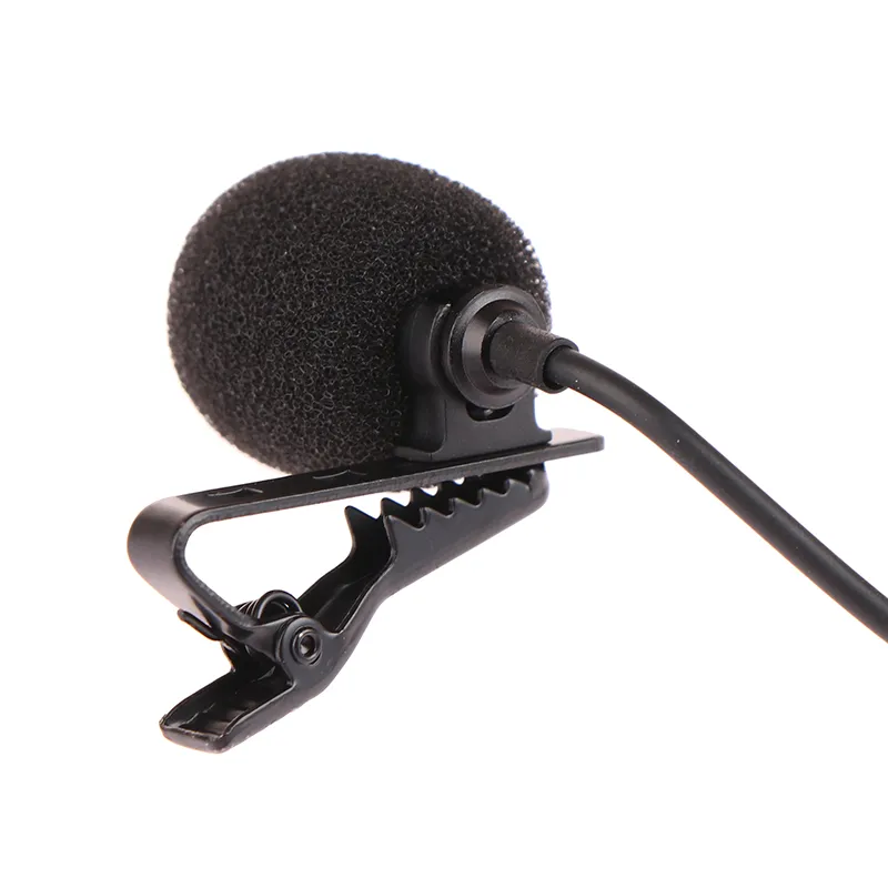 Noise-Reduction Clip-On Microphone with USB and Type-C Connection for ...