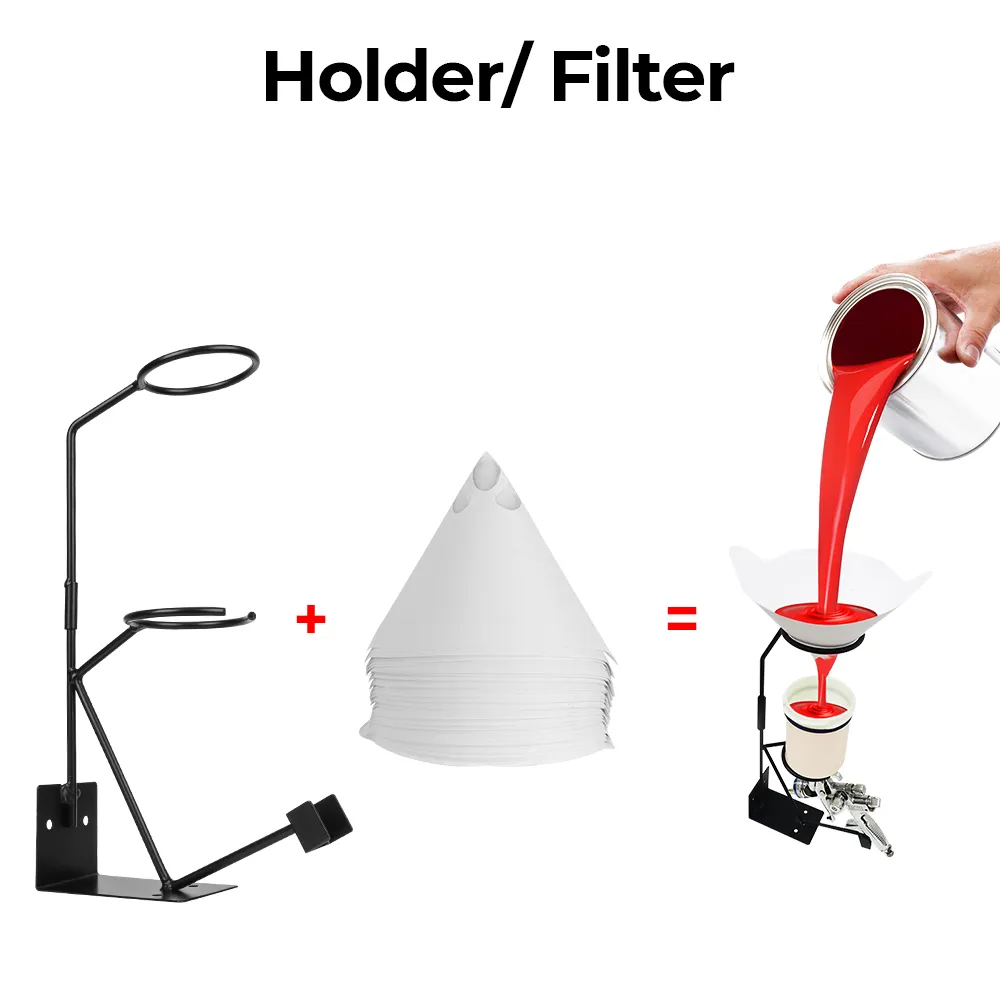 Household Steel Spray Gun Holder with Car Paint Sprayer Stand Bracket ...