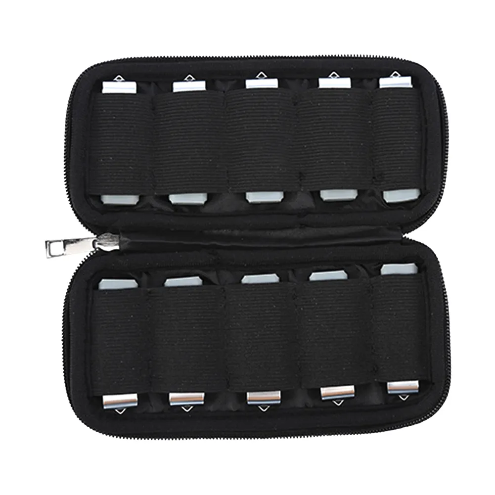 DHgate.com:Premium Black U Disk Organizer Case: 10 Compartments Storage ...