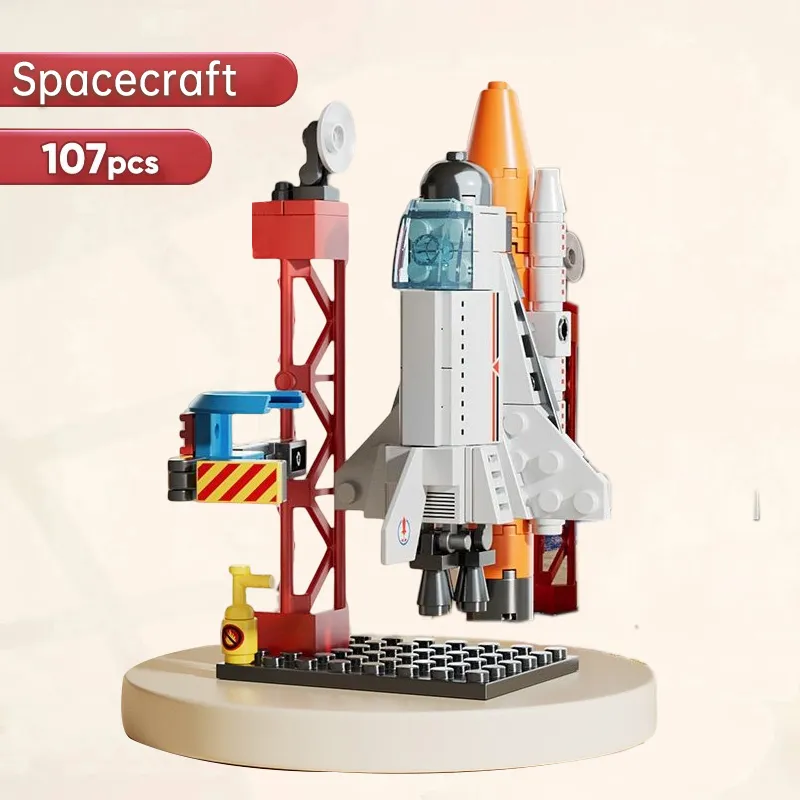 DHgate.com:Aerospace Model Building Blocks DIY Spacecraft Launch Center ...