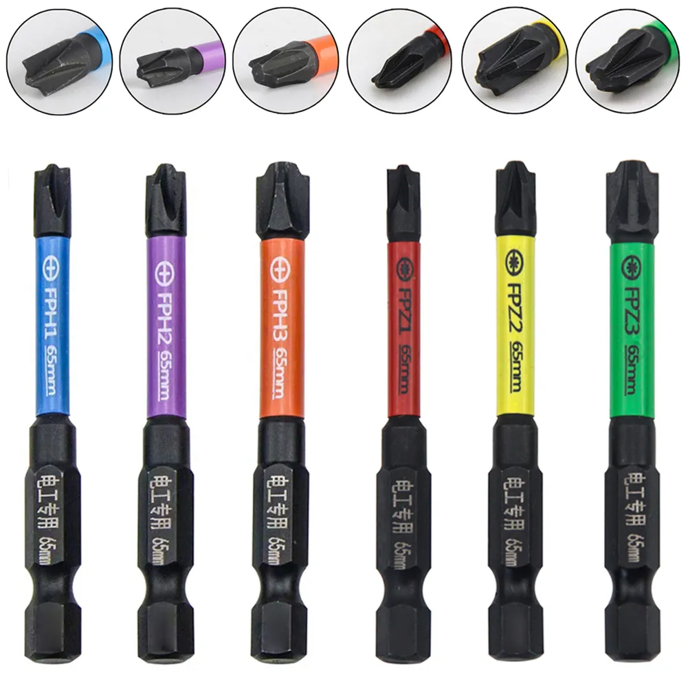 DHgate.com:65mm Pro Slotted Cross Screwdriver Bits (6-Pack) | FPH1 ...