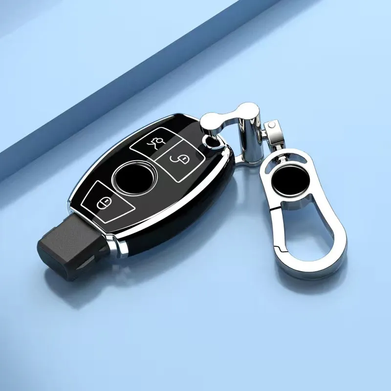 DHgate.com:Premium TPU Car Key Fob Case Cover for Mercedes Benz Models ...