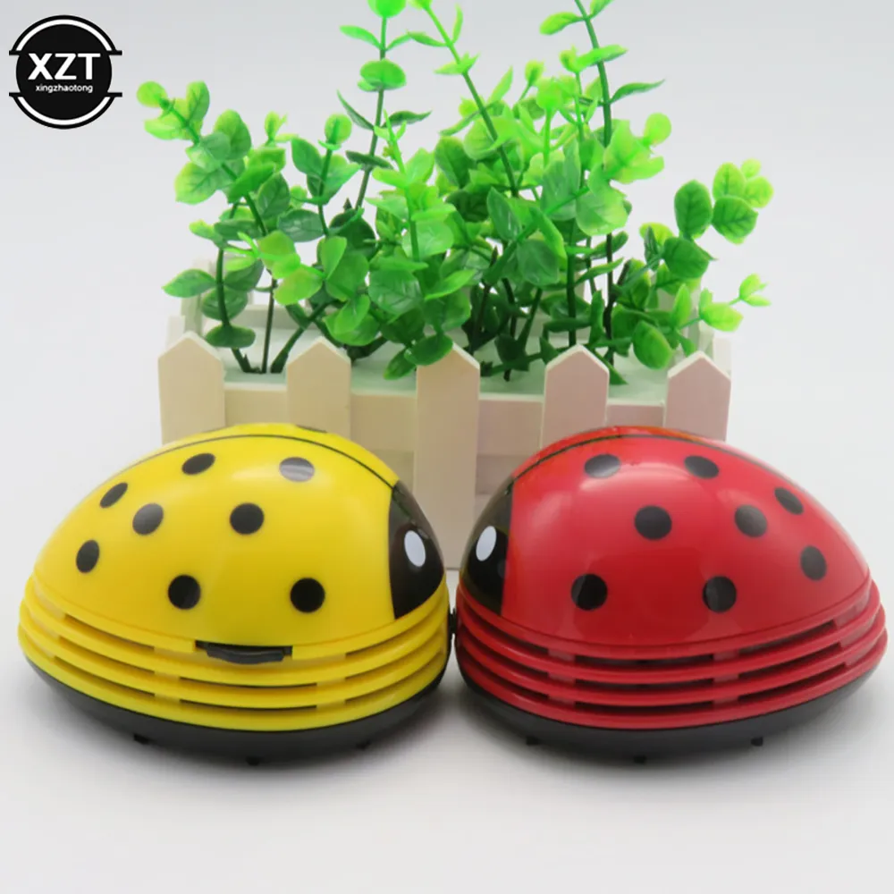 Computer Keyboard Vacuum Mini Desk Vacuum Cute Ladybug Design, Portable ...