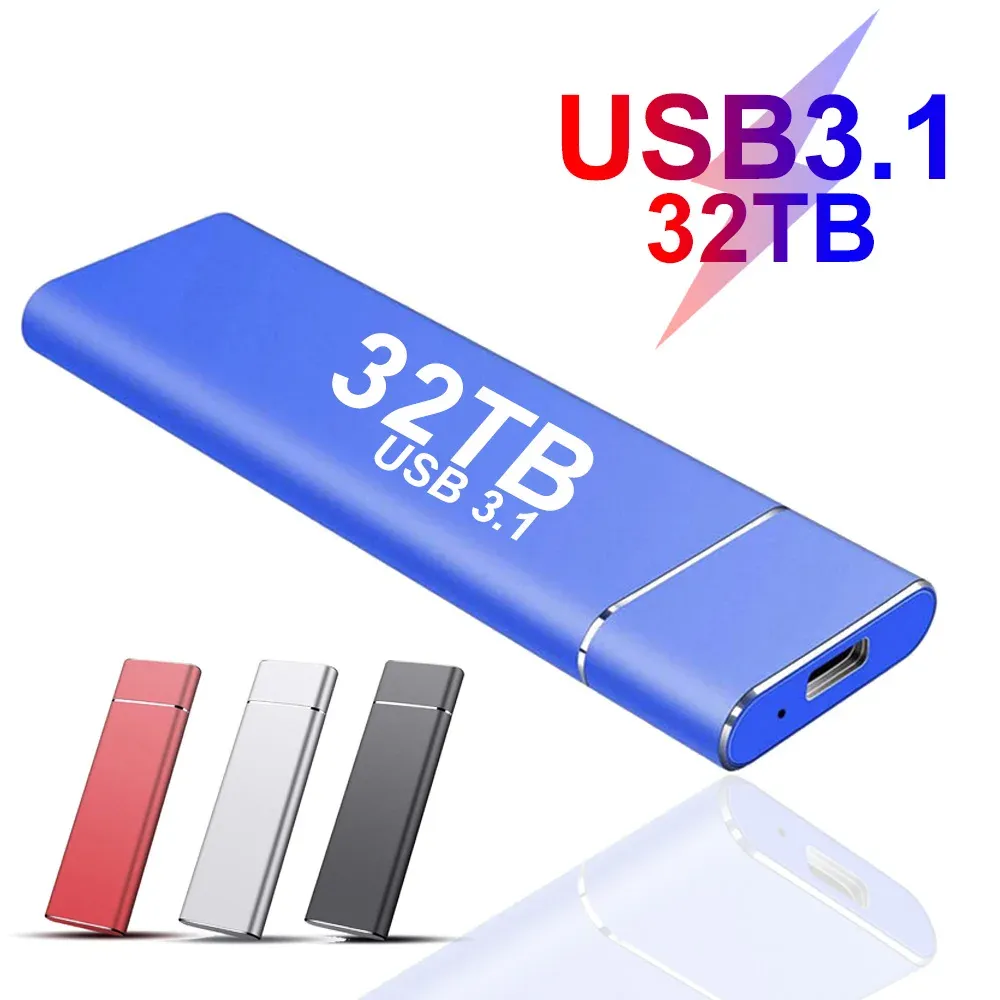 High-Speed 1TB-32TB SATA USB Type-C Portable External Solid State Drive ...