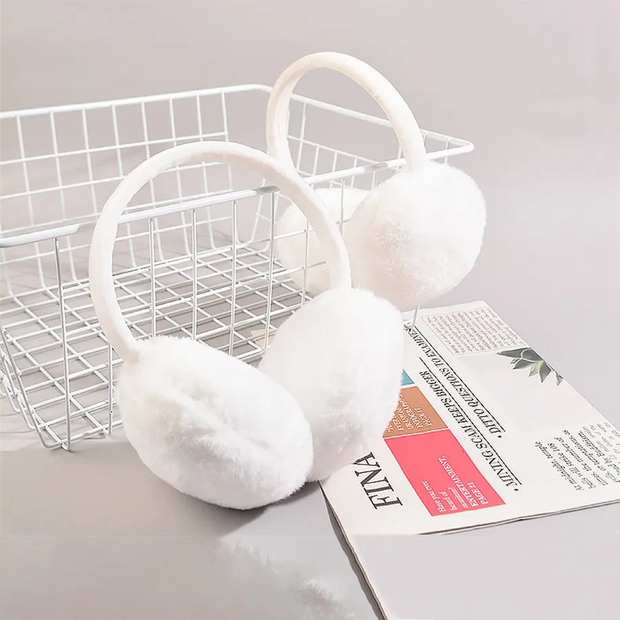 DHgate.com:Black Plush Ear Muffs: Over-the-Head Cozy Winter Ear Warmers ...