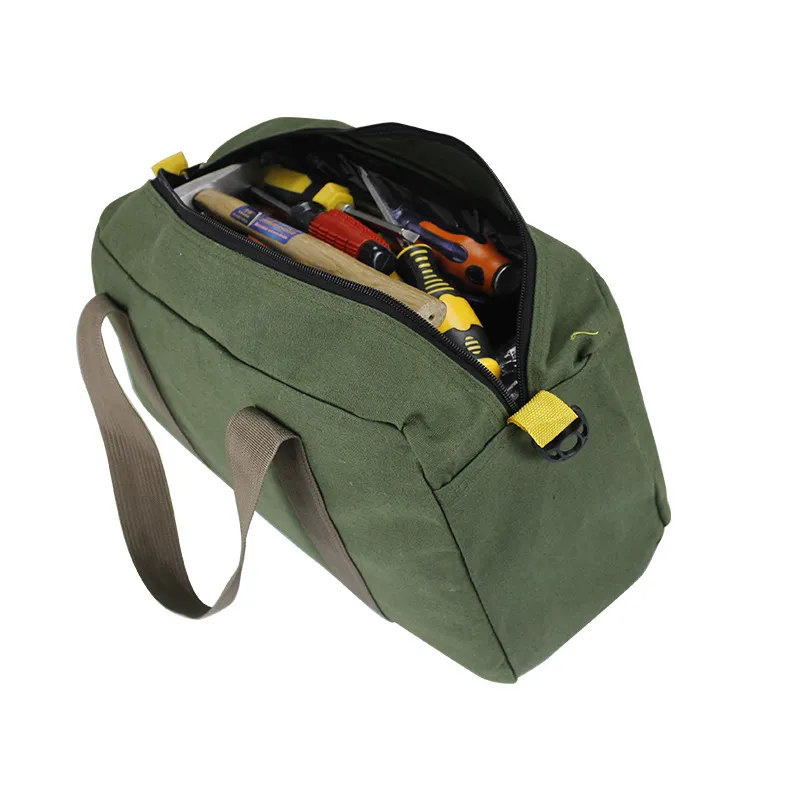 DHgate.com:2024 Upgraded12'' Canvas Waterproof Tool Bag, Heavy Duty ...