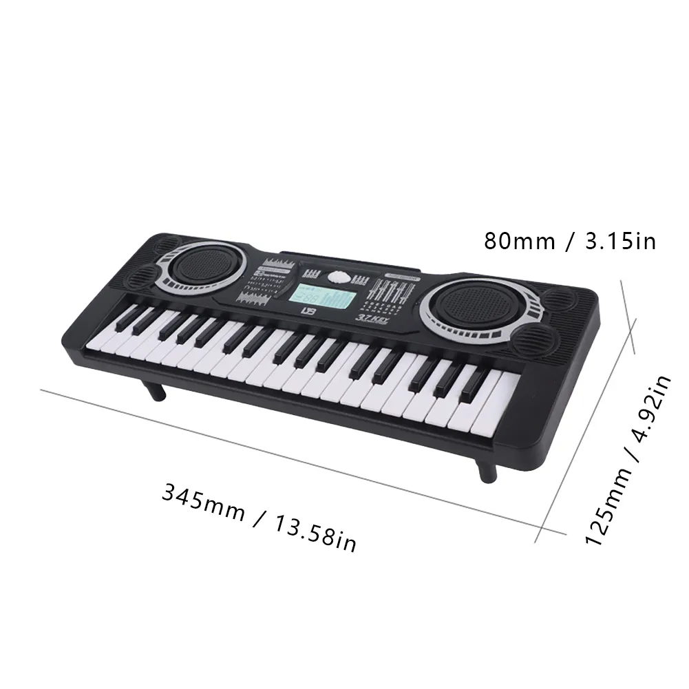 DHgate.com:37-Key Electric Piano Keyboard: Portable LED Musical ...
