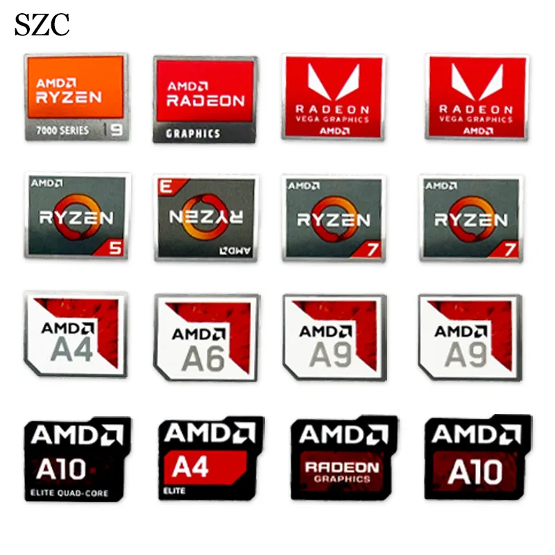 DHgate.com:"AMD FX A10 A9 Laptop & PC Stickers - 5 Pack Personalized ...