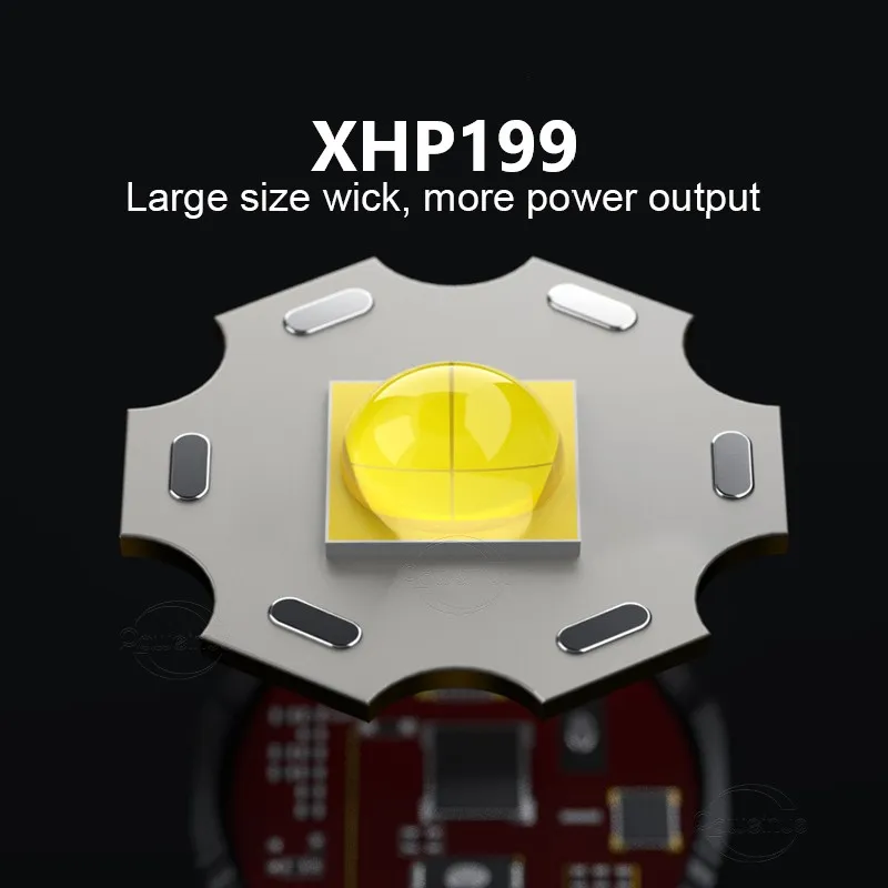 XHP199 LED Diving Flashlight 600M Powerful Rechargeable Underwater ...