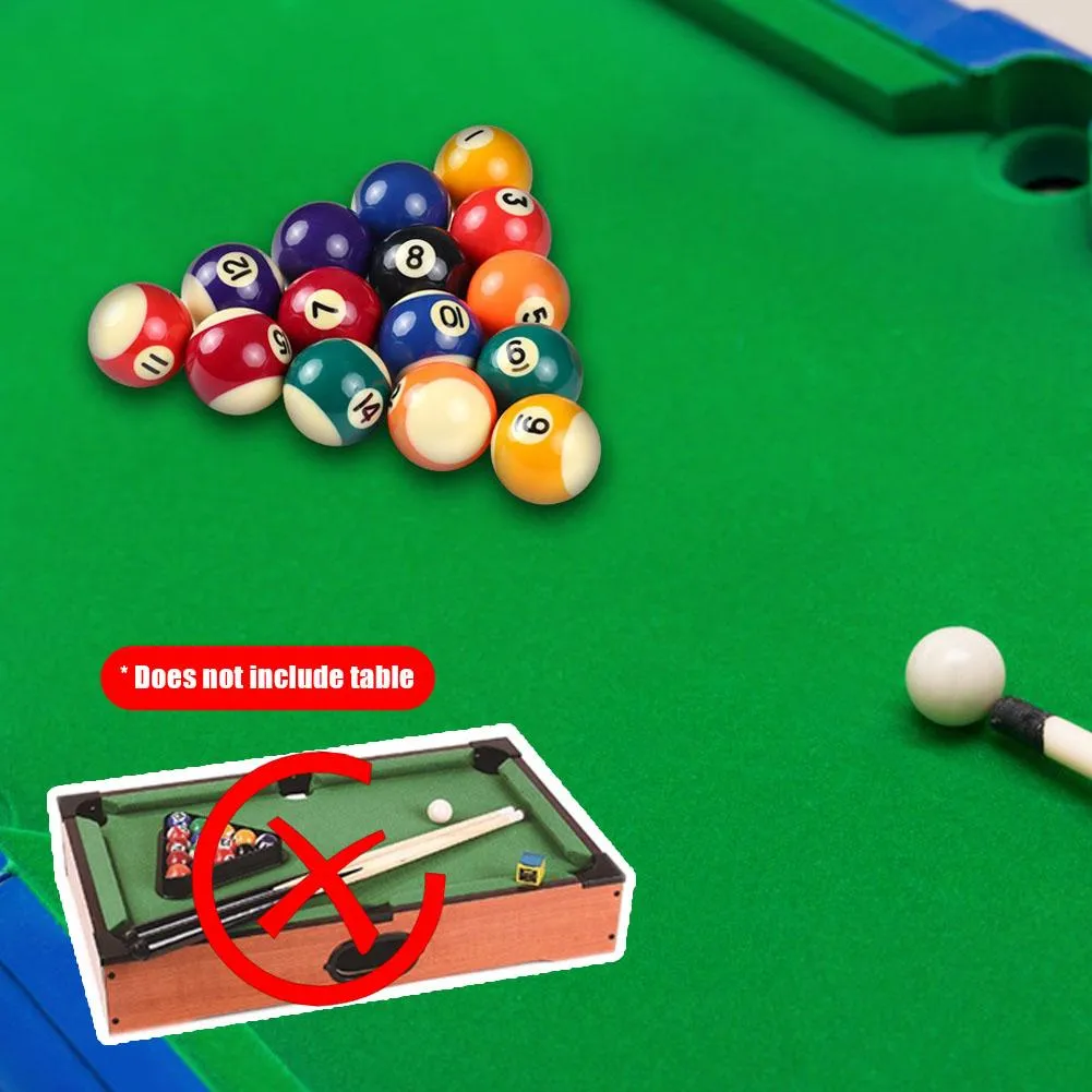 25mm Mini Pool Balls Set Plastic Table Billiard... From Ddmymay, $22.23 ...