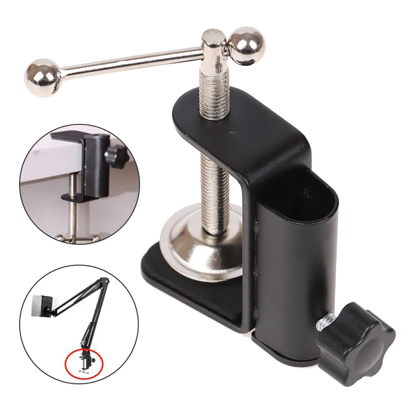 Cantilever lamp on desk Clip with Hose for Mic Stand Holder