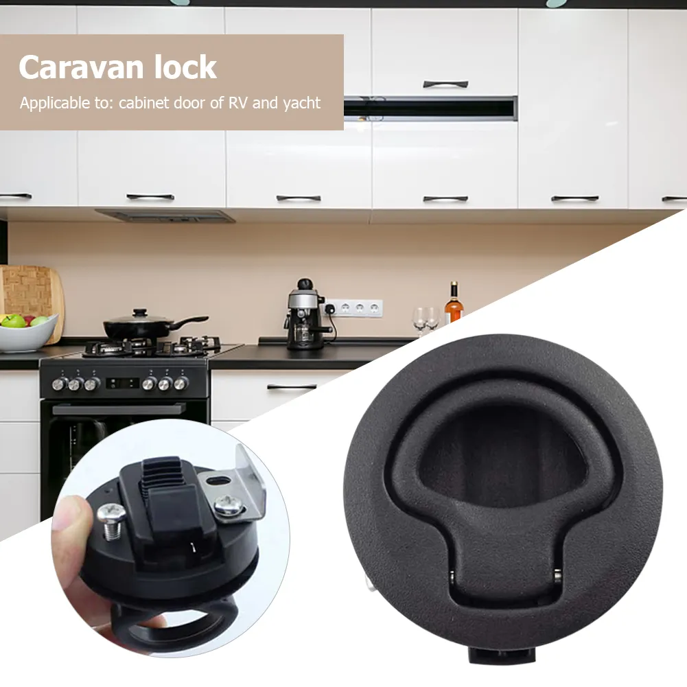 Marine Deck Locker Pull Slam Latches | Durable Plastic Flush Mount ...