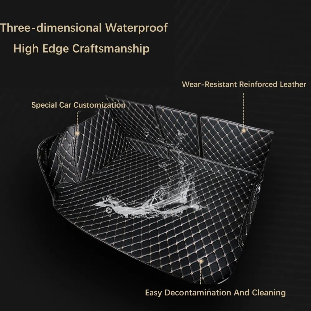 Durable Vehicle Cargo Protector Custom Fit Trunk Mat For 5/7 Seater ...